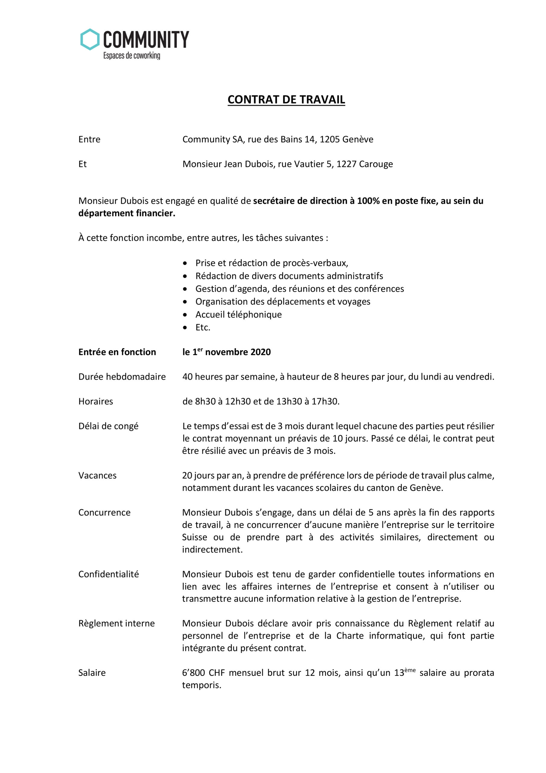 Contrat de travail : les 13 éléments indispensables ! | 2A Site de Blog ...